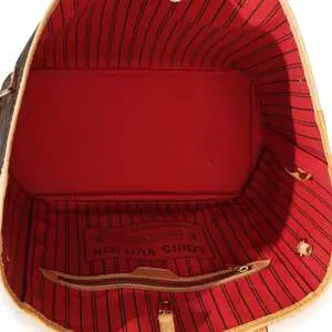 LOUIS VUITTON Neverfull Mm Monogram Canvas Shoulder Bag - Brown