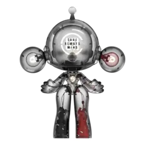 POP MART X Clot Skullpanda Mega Invincible Love Figure 1000 - Multi-color