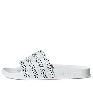 Adidas Adilette Slides - White/black
