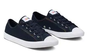 CONVERSE Chuck Taylor All Star Dainty Rainbow Low Top Sneakers - Blue/white
