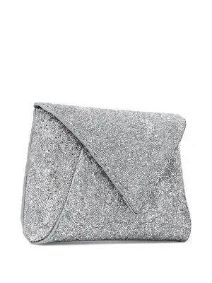 Tyler Ellis Small Lee Clutch Bag - Silver