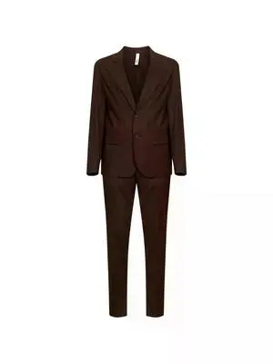 HEVO Galatina Single-breasted Suit - Brown