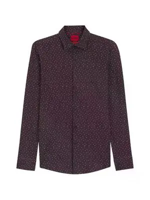 Hugo Abstract-print Shirt - Red