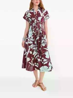 Cara Cara Nash Floral Print Midi Dress