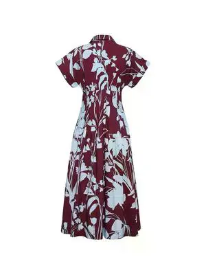 Cara Cara Nash Floral Print Midi Dress