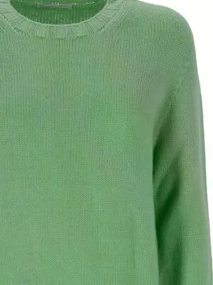 OLIVER LATTUGHI Ribbed-trim Cashmere Sweater