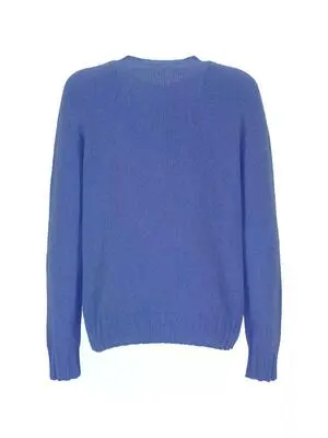 OLIVER LATTUGHI Ribbed-trim Cashmere Sweater