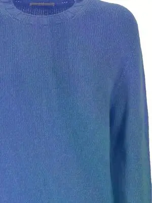 OLIVER LATTUGHI Ribbed-trim Cashmere Sweater