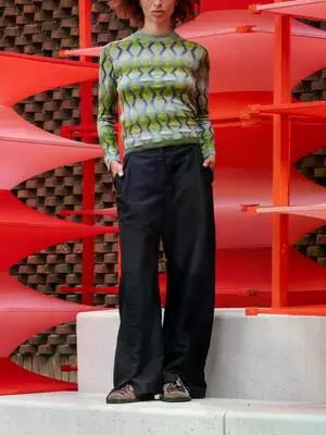 Henrik Vibskov Geometric Pattern Knit T-shirt