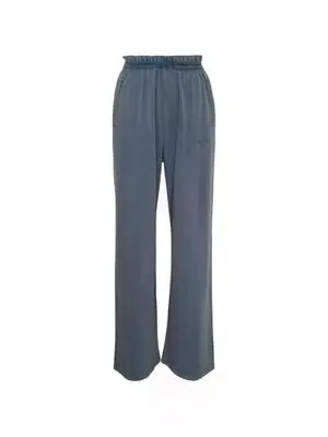 We11Done Logo-embroidered Track Pants - Blue