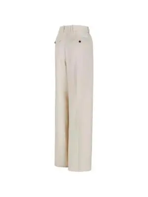 NINE:INTHE:MORNING Wide-leg Trousers - Neutrals