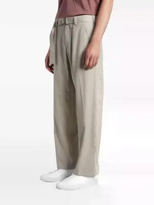PT TORINO Belted Straight-leg Trousers