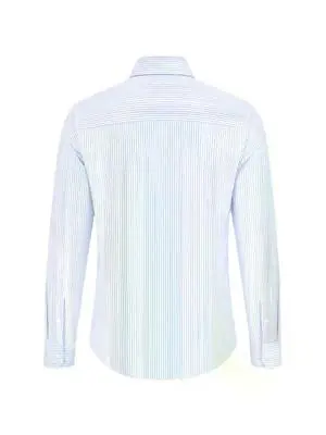 XACUS Striped Long-sleeve Shirt - Blue