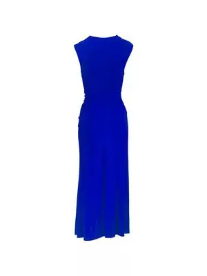 Simkhai Ruched Side-slit Dress