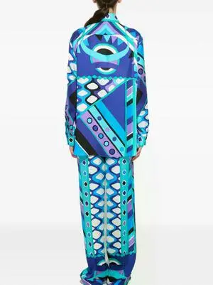 Emilio Pucci Vivara-print Silk Shirt