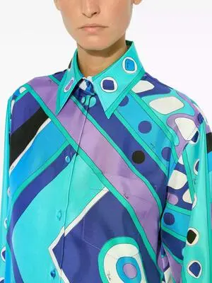 Emilio Pucci Vivara-print Silk Shirt