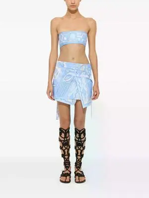 Emilio Pucci Strapless Cropped Top