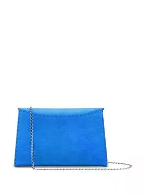 Tyler Ellis Large Lee Pouchet Clutch Bag - Blue