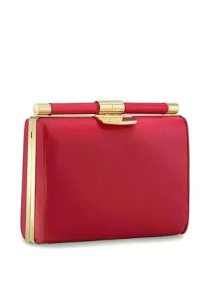 Tyler Ellis Jamie Leather Clutch Bag - Red