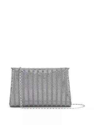 Tyler Ellis Small Lee Pouchet Chainmail Clutch Bag - Silver