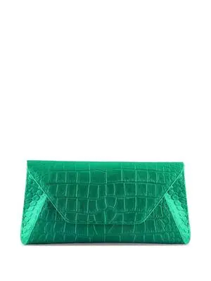 Tyler Ellis Small Eloise Clutch Bag - Green