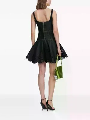 SELF-PORTRAIT Broderie Anglaise Mini Dress