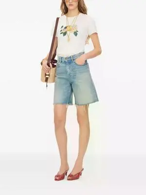 Chloé Cotton Lemon Print T-shirt - White