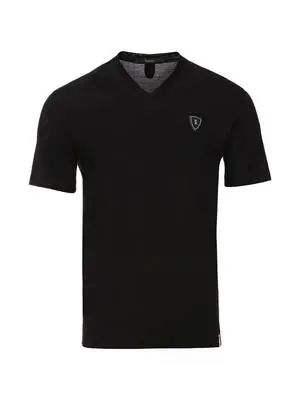 BILLIONAIRE Dionysos Logo-patch V-neck T-shirt