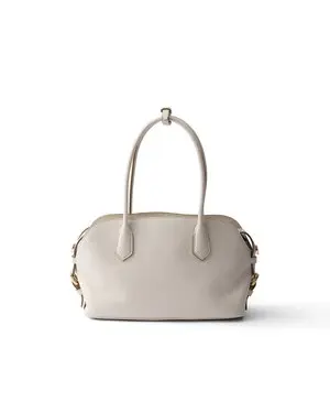 Prada Signet Medium Leather Tote Bag