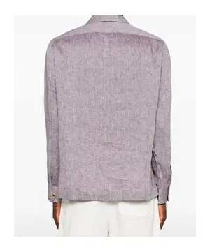 Brunello Cucinelli Pocket Button Shirt - Gray