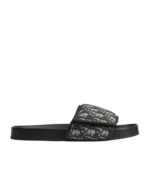 Dior Monogram Strap Slides