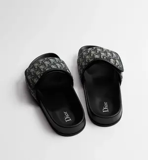 Dior Monogram Strap Slides