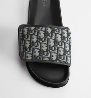 Dior Monogram Strap Slides