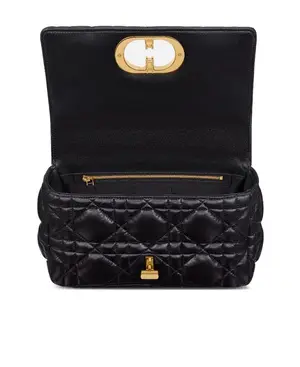 Dior Medium Caro Bag - Black