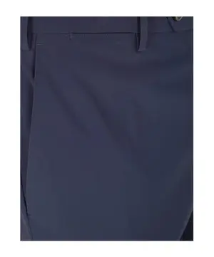 PT TORINO Tailored Trousers With Back Patch Pocket - Navy