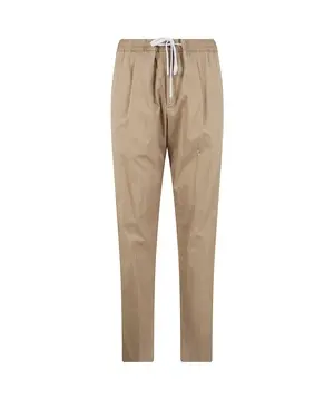 PT TORINO Pleated Drawstring Trousers