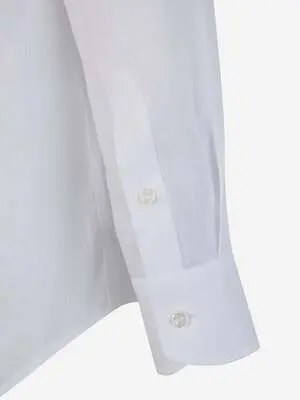Brioni Long Sleeved Slub-texture Shirt