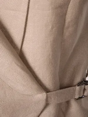 Brunello Cucinelli Sleeveless Waistcoat With Buckle Fastening