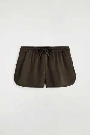 Cos Satin Track Shorts