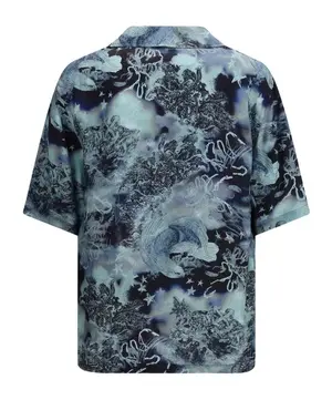 Off-White Printed Bowling Shirt - Black
