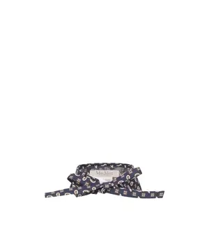 Max Mara Printed Silk Collar