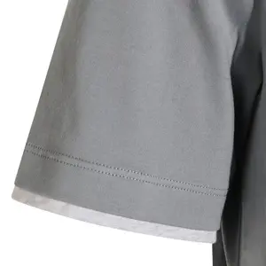 Brunello Cucinelli Layered-effect Crewneck T-shirt - Gray