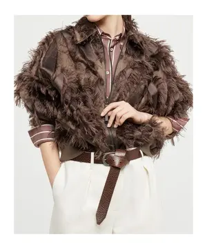 Brunello Cucinelli Zip-up Bomber Jacket With Ribbed Hem