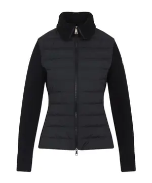 Moncler Padded Zip-up Padded Jacket - Black