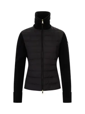 Moncler Padded Zip-up Padded Jacket - Black