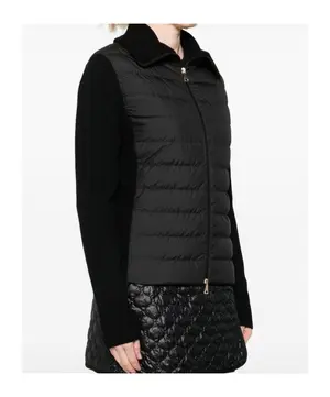 Moncler Padded Zip-up Padded Jacket - Black