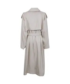 THE FRANKIE SHOP Double-breasted Belted Coat