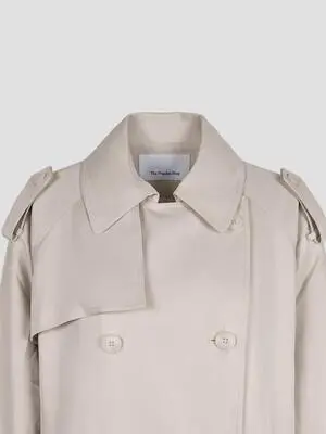 THE FRANKIE SHOP Double-breasted Belted Coat