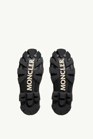 Moncler Peak City Lace-up Round Toe Ankle Boots