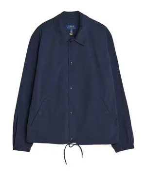 Polo Ralph Lauren Long-sleeved Shirt Jacket With Classic Collar - Navy